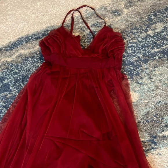 Dresses | Beautiful Xl Deep Red Dress | Poshmark